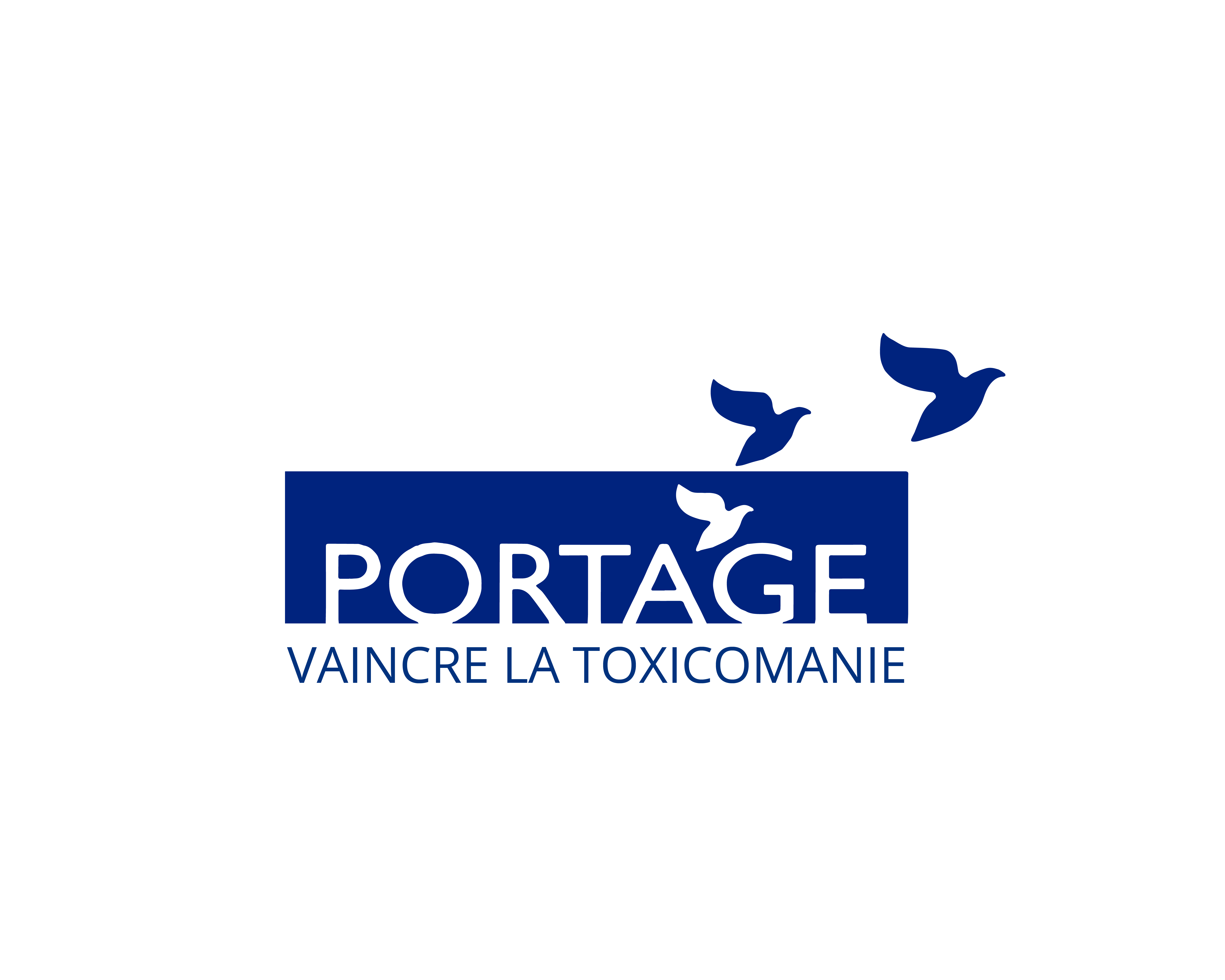 portage logo bleu vaincre - Portage